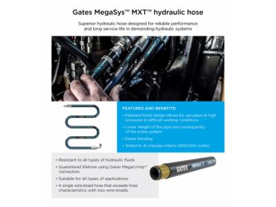 Gates MegaSys™ MXT™ hydraulic hose | Tehimpex d.o.o.